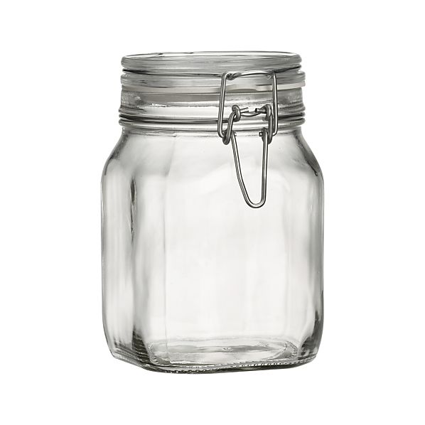 Fido 1 Liter Jar With Clamp Lid In Outlet Kitchen Crate And Barrel