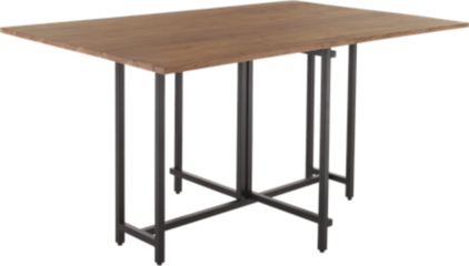 Origami Drop Leaf Rectangular Dining Table + Reviews | Crate and Barrel