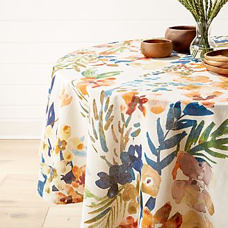 Tablecloths: Linen, Cotton & Polyester | Crate and Barrel