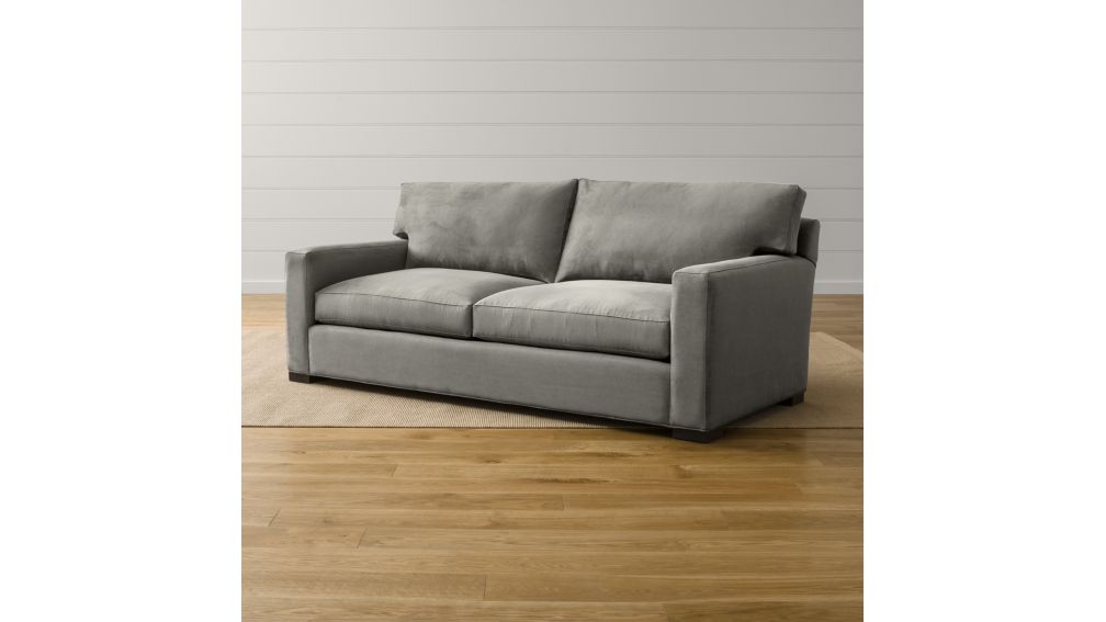 Axis II Light Grey Sleeper Sofa | Crate and Barrel
