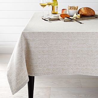 Tablecloths: Linen, Cotton and Polyester | Crate and Barrel