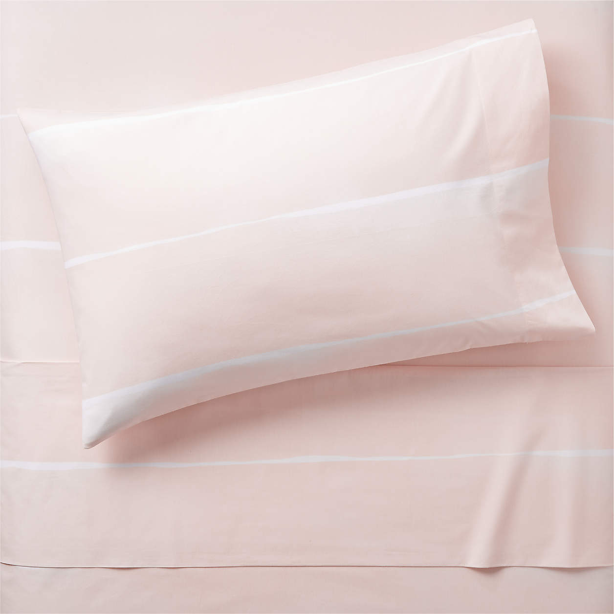 Organic Brushstroke Twin Sheet Set + Reviews | Crate and Barrel