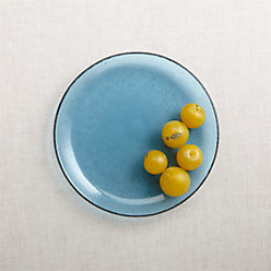 Bubble Glass Dinner Plate + Reviews | Crate and Barrel