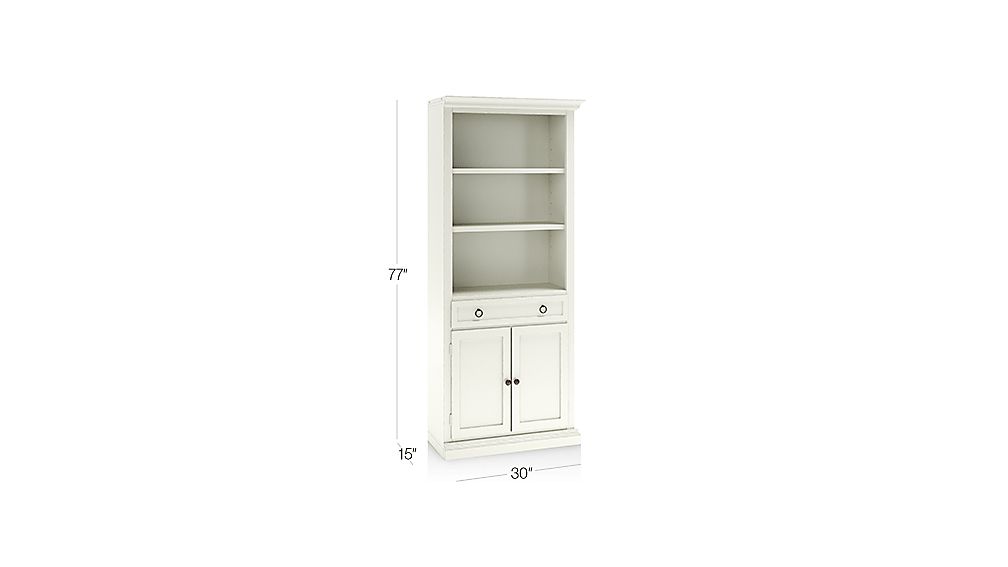Cameo Vamelie Storage Bookcase with Right Crown + Reviews | Crate and ...