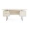 Clybourn Cream Executive Desk + Reviews | Crate and Barrel