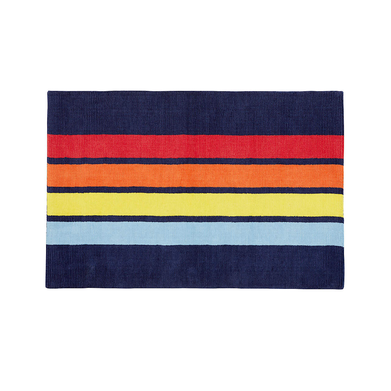 Colorful Striped 8 x 10' Rug | Crate and Barrel