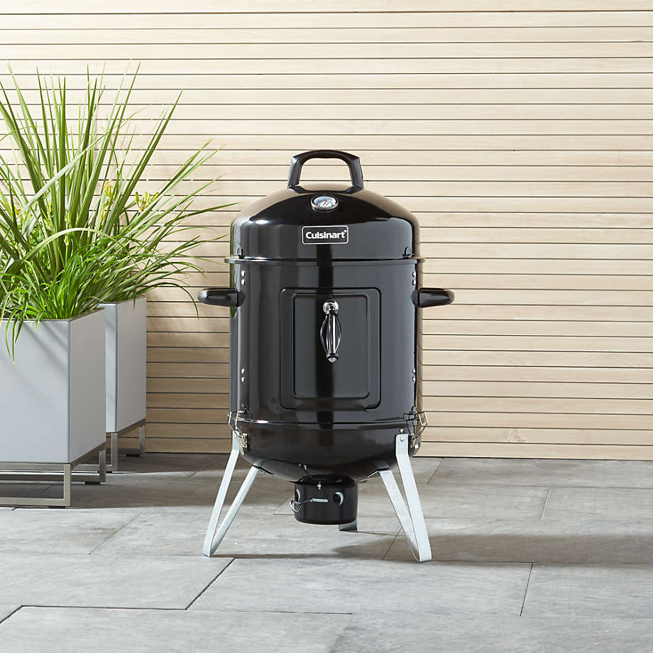 Cuisinart 16" Vertical Charcoal Smoker + Reviews | Crate and Barrel