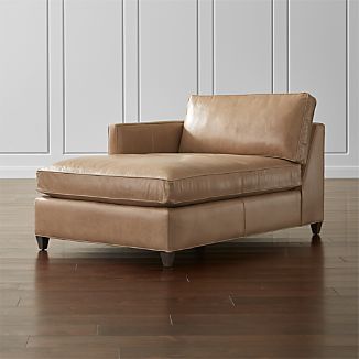 Leather Chaises | Crate and Barrel