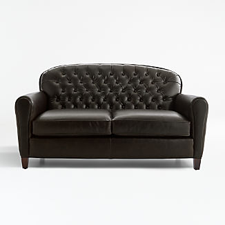 Leather Loveseats | Crate and Barrel