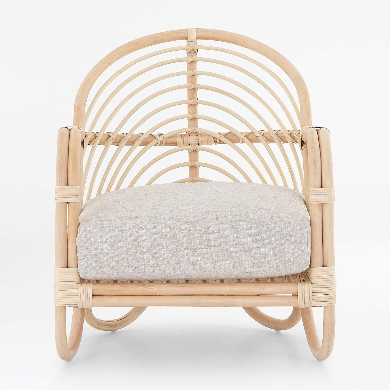 Etta Natural Rattan Chair | Crate and Barrel