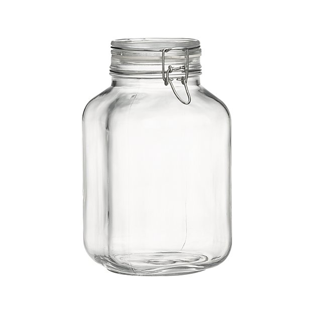 Fido 3-Liter Jar with Clamp Lid | Crate and Barrel