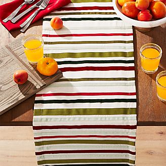 Table Runners: Linen, Cotton & Polyester | Crate and Barrel