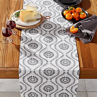 Table Runners: Linen, Cotton & Polyester | Crate and Barrel