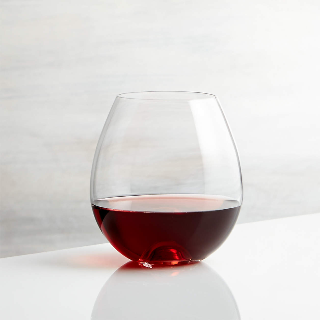 Lulie Stemless Wine Glass Reviews Crate And Barrel