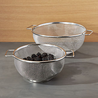 Stainless Steel Strainers | Crate and Barrel