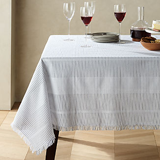 Tablecloths: Linen, Cotton & Polyester | Crate and Barrel