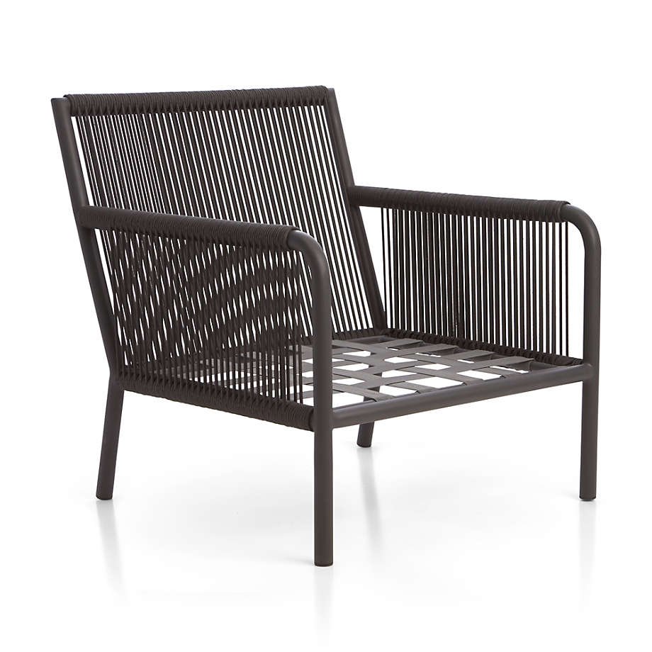 Morocco Graphite Lounge Chair + Reviews | Crate and Barrel Canada