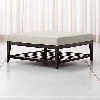 Cocktail Ottomans | Crate and Barrel