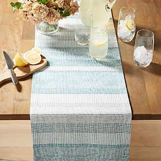 Table Runners: Linen, Cotton & Polyester | Crate and Barrel