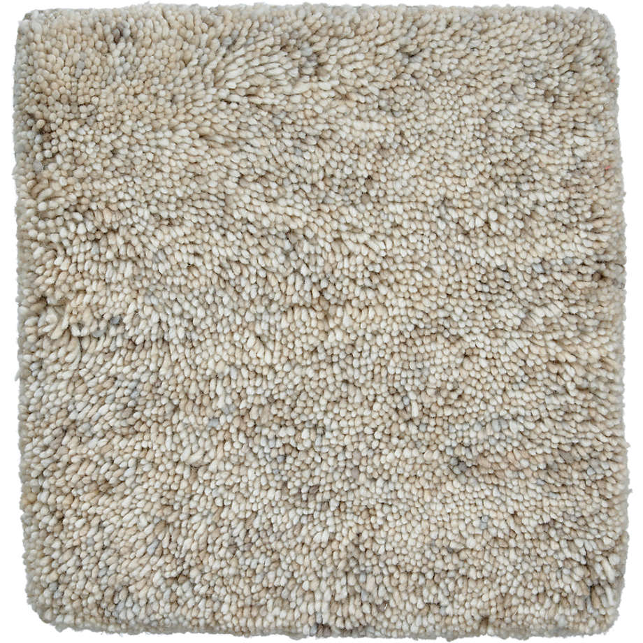 Parker Neutral Wool 12" sq. Rug Swatch + Reviews | Crate and Barrel