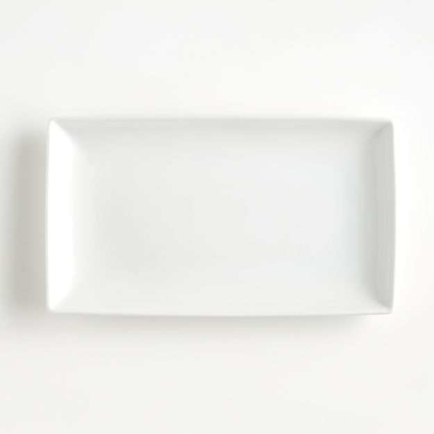 Rectangular Appetizer Plate + Reviews | Crate and Barrel