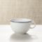 Roulette Blue Band Cup | Crate and Barrel