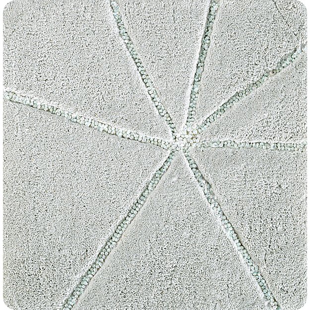 Crystal Mosaic Grey Rug Swatch | Crate and Barrel