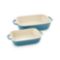 Staub Rustic Turquoise 2-Piece Rectangular Baker Set + Reviews | Crate ...
