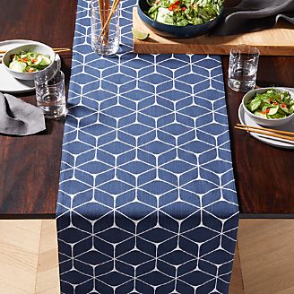 Table Runners: Linen, Cotton & Polyester | Crate and Barrel