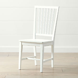White Wood Chairs | Crate and Barrel