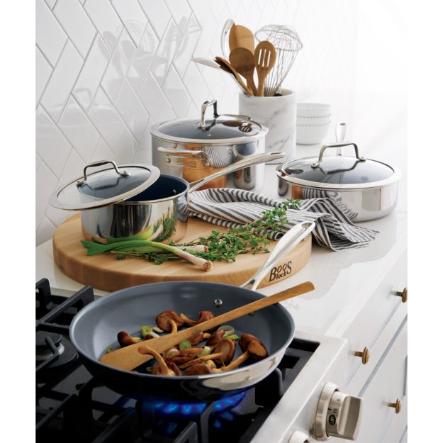 French Kitchen Marble Utensil Holder + Reviews | Crate and Barrel