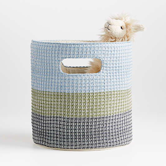 Cotton Stripe Storage | Crate and Barrel