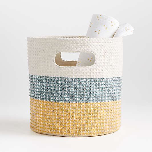 Cotton Stripe Storage | Crate and Barrel