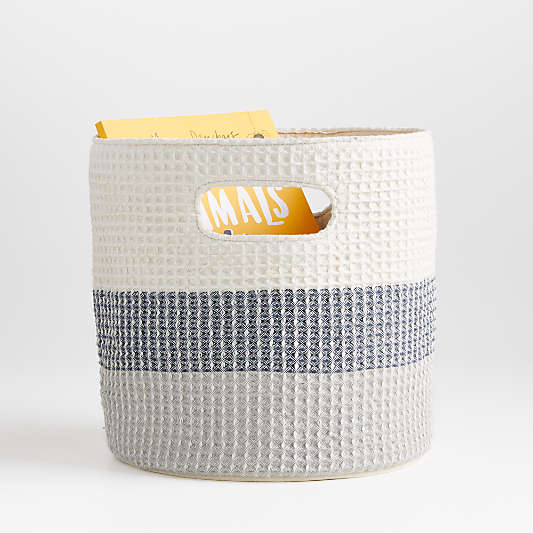 Cotton Stripe Storage | Crate and Barrel